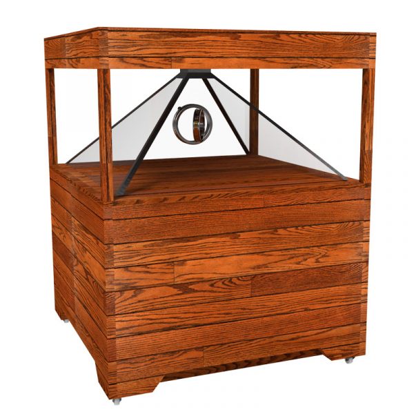 Standing Pyramid 360° Holographic Displays – freeglass3d